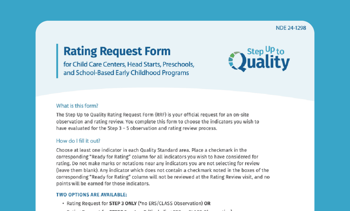 Resources for participating providers - Step Up to Quality
